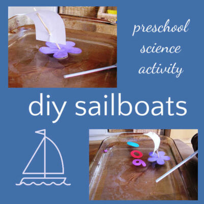 Easy Sailboat Craft and Science Project for Preschoolers