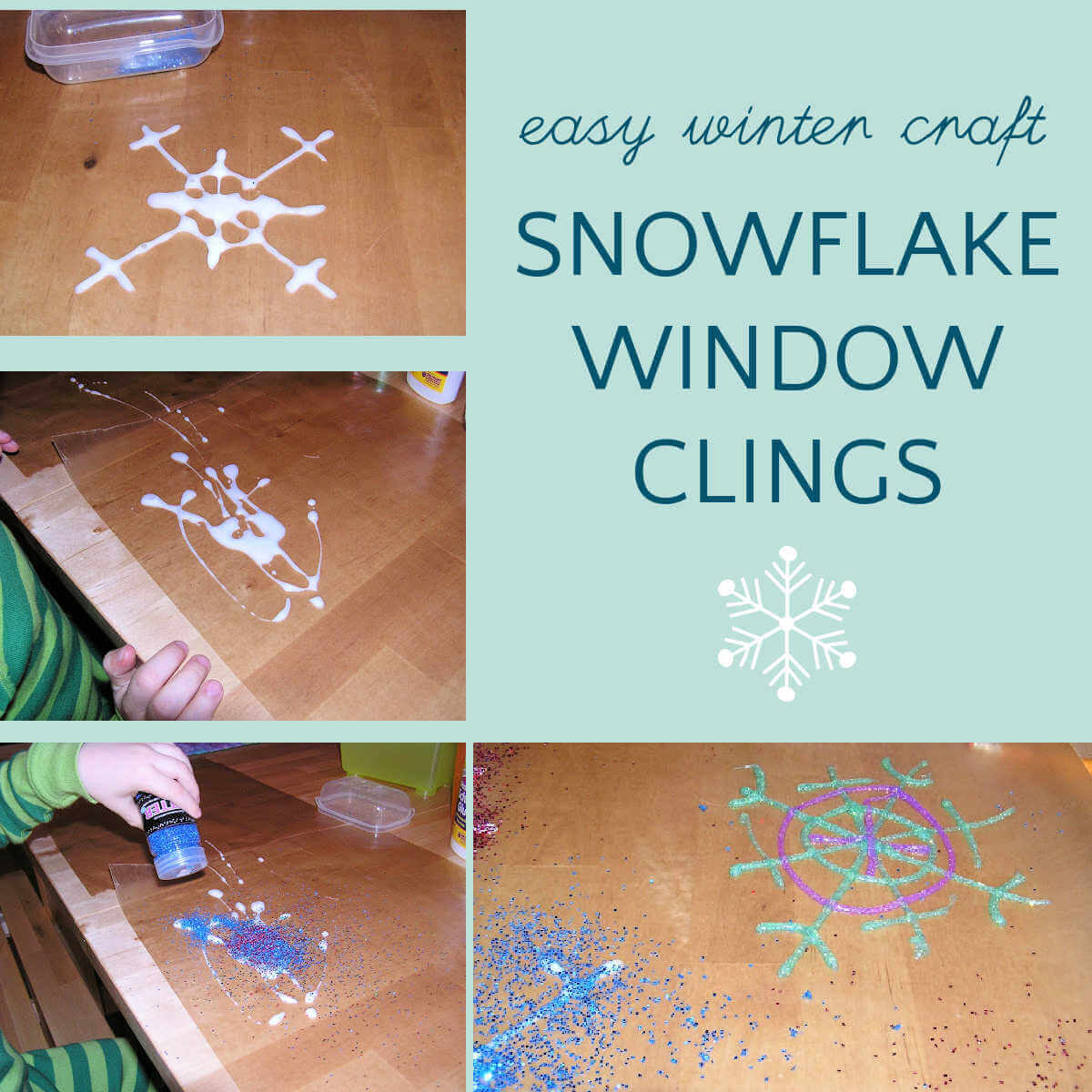 Snowflake Window Clings Snowflake Window Clings