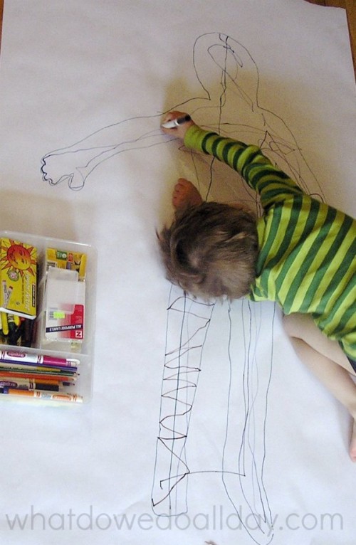 Body Art Project for Kids