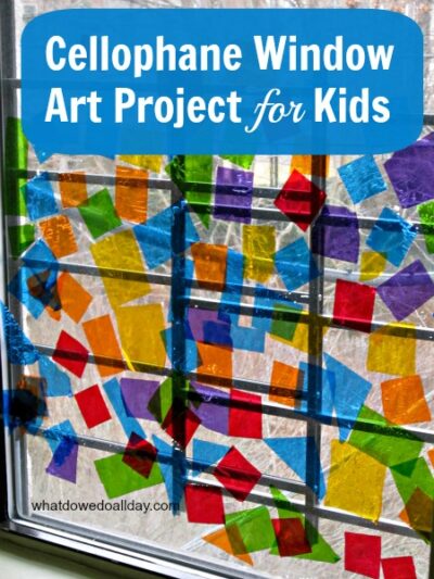 Kids' Stained Glass Window Art Project