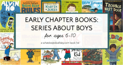 Early Chapter Books Series with Boy Protagonists