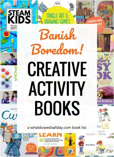 Creative Activity Books to Get You Through the Winter Screen-Free!