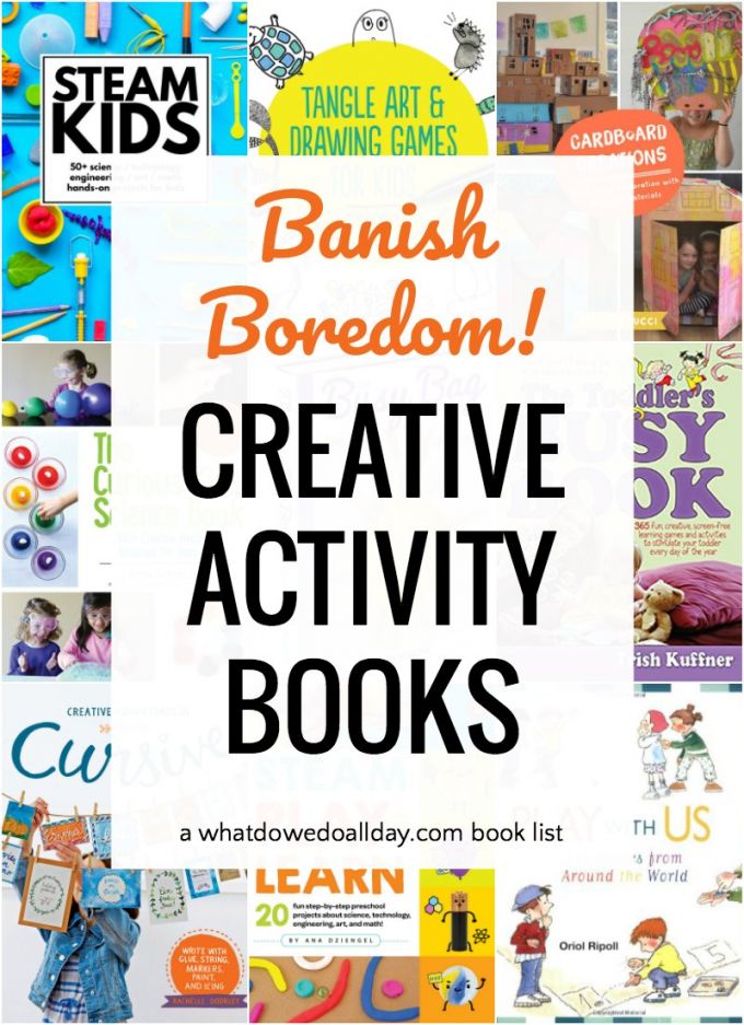 Creative Activity Books to Get You Through the Winter Screen-Free!