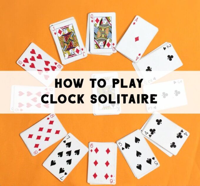 Clock Solitaire Card Game Keeps Kids Busy Clock Solitaire Card Game Keeps Kids Busy
