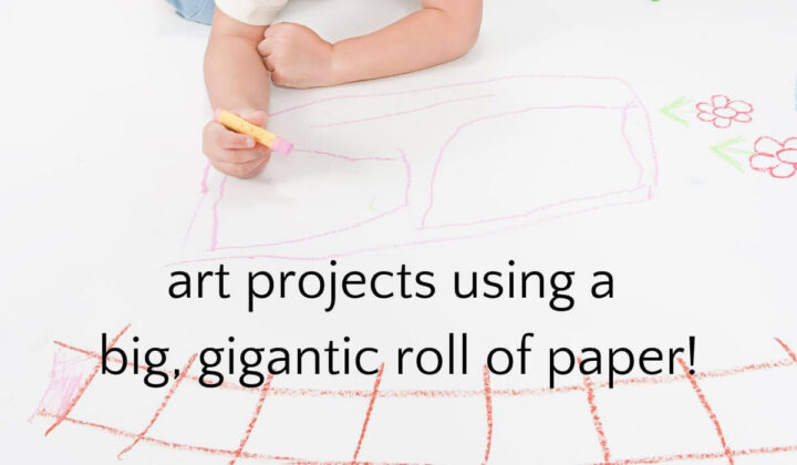 Awesome Art Projects that Use a Big Roll of Paper