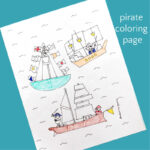 Talk Like a Pirate Day Coloring Page