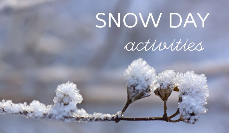 Snow Day Activities that Make the Best Memories!