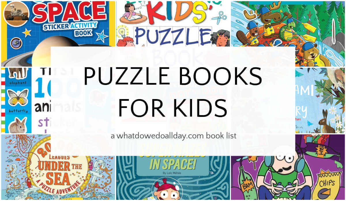 Puzzle Books for Kids: Perfect for Travel & Quiet Time