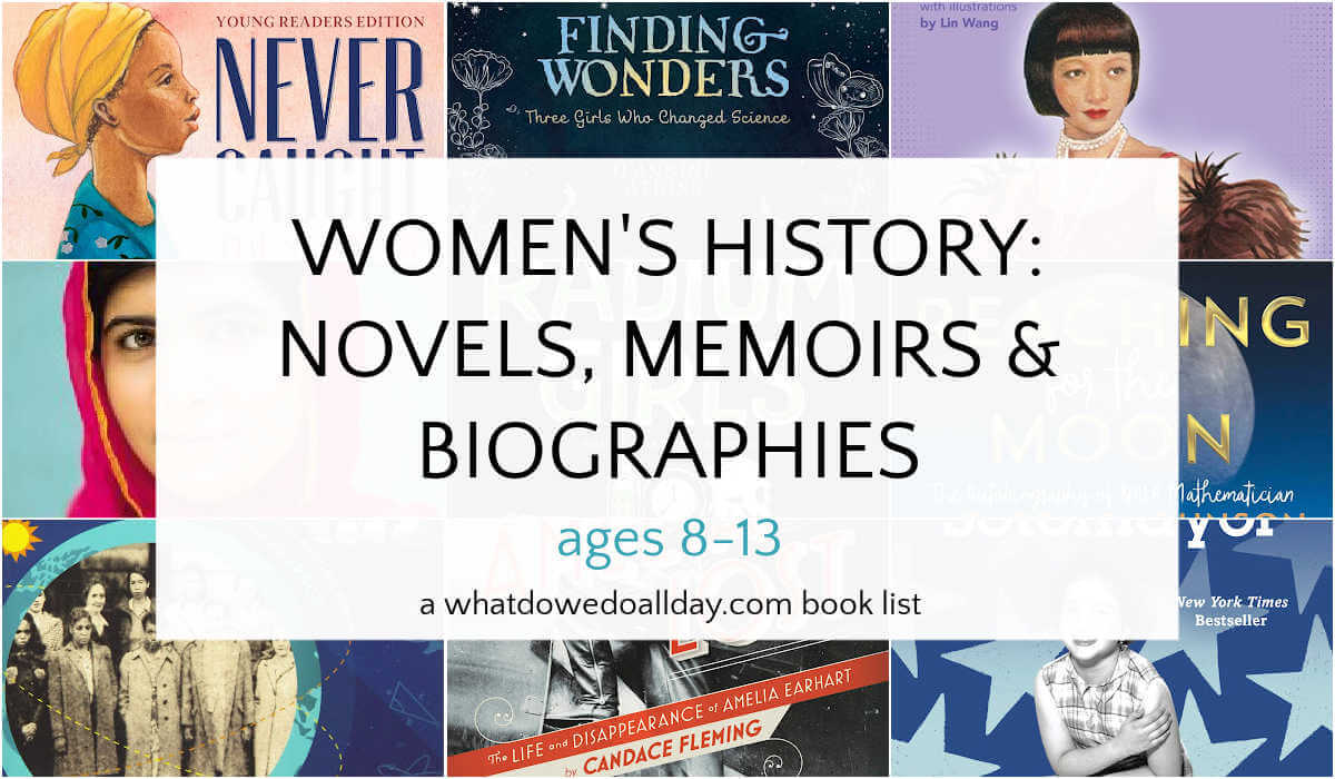 Middle Grade Books for Women's History Month