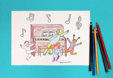 Music Appreciation Coloring Page