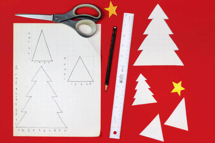 Christmas Tree Tessellations (No Printable Needed!)