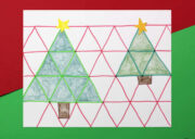 Christmas Tree Tessellations (No Printable Needed!)