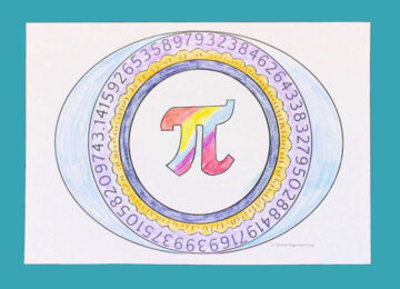 Pi Day Coloring Page