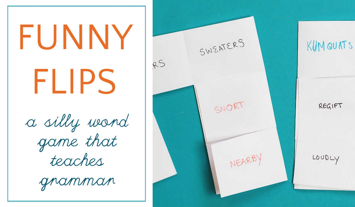 Funny Flips: Word Game for Kids that Teaches Grammar