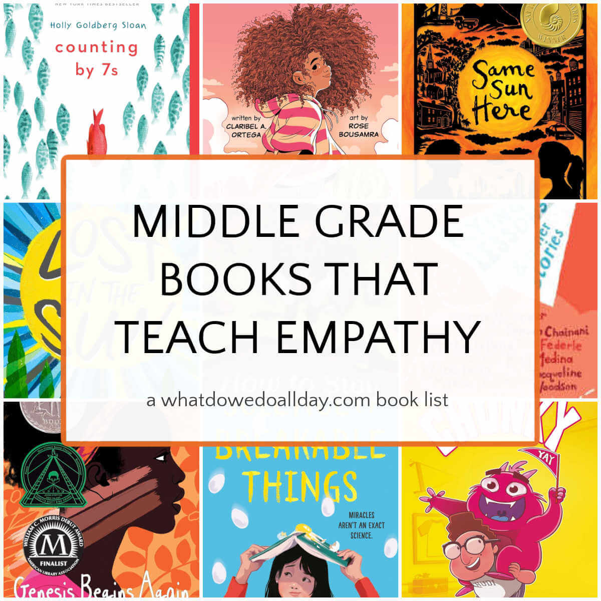 Middle Grade Books That Foster Empathy
